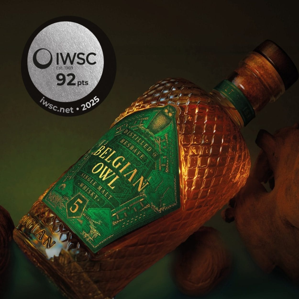 Belgian Owl Soars at IWSC 2025 - Whisky Center